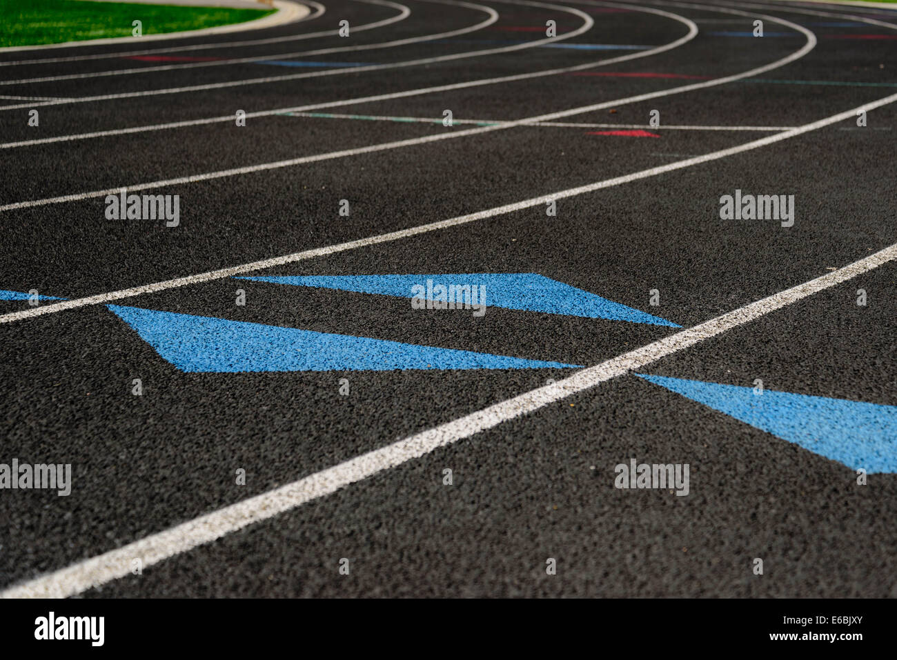 Black Running Tracks