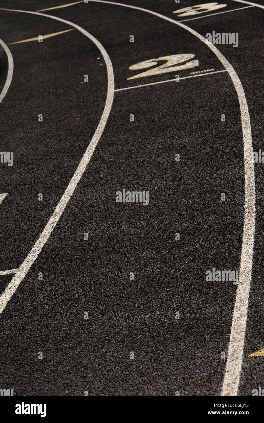 Black Running Tracks