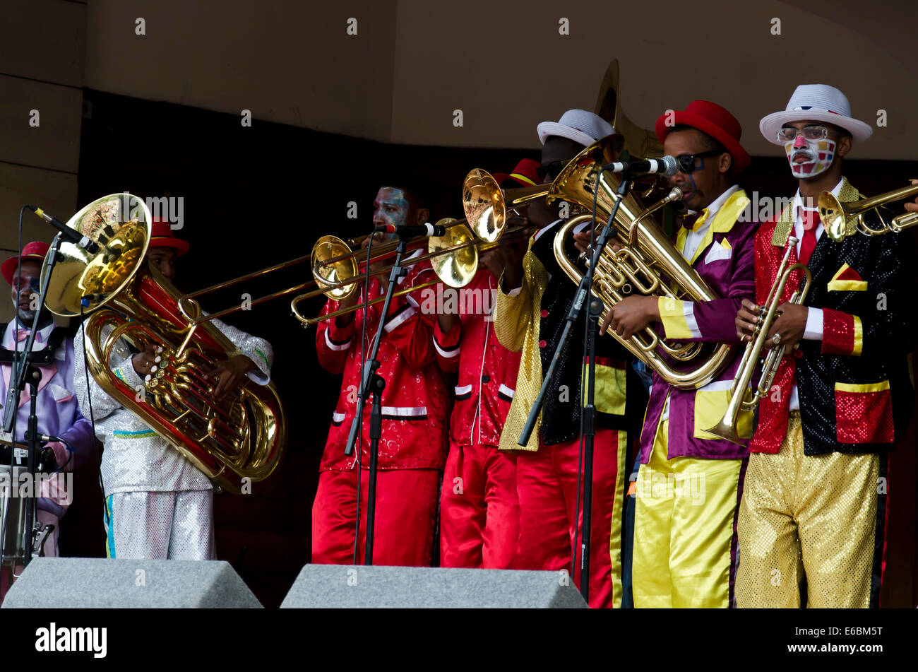 The Backyard Rhythm Orchestra performing at the Carnival, part of ...
