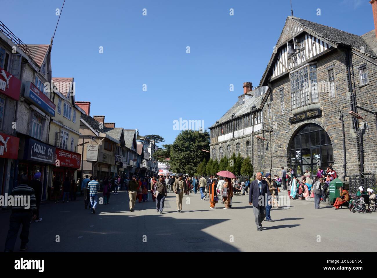 Shimla town hi-res stock photography and images - Alamy
