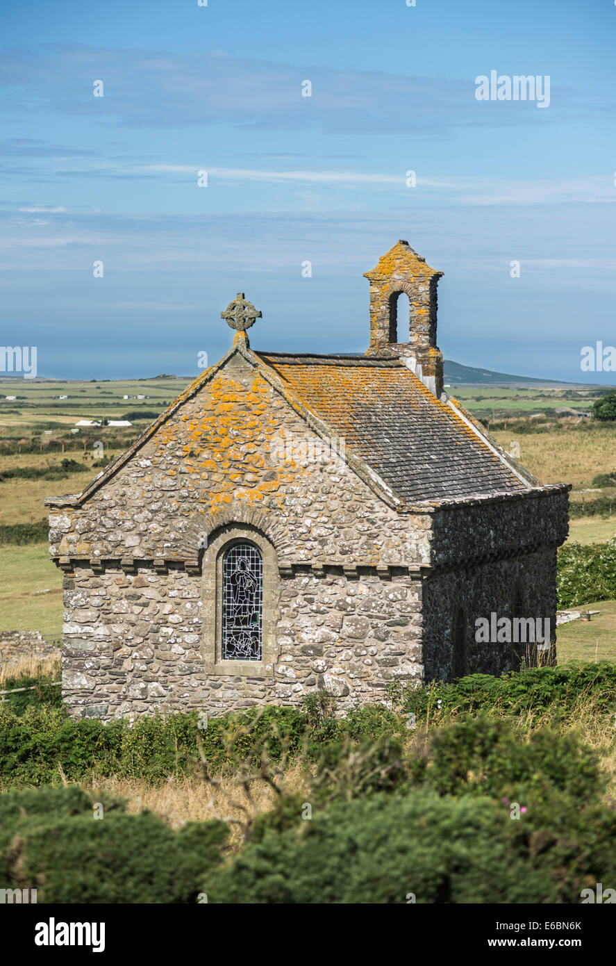The Chapel of Our Lady and St Non near St David's on the Pembrokeshire ...