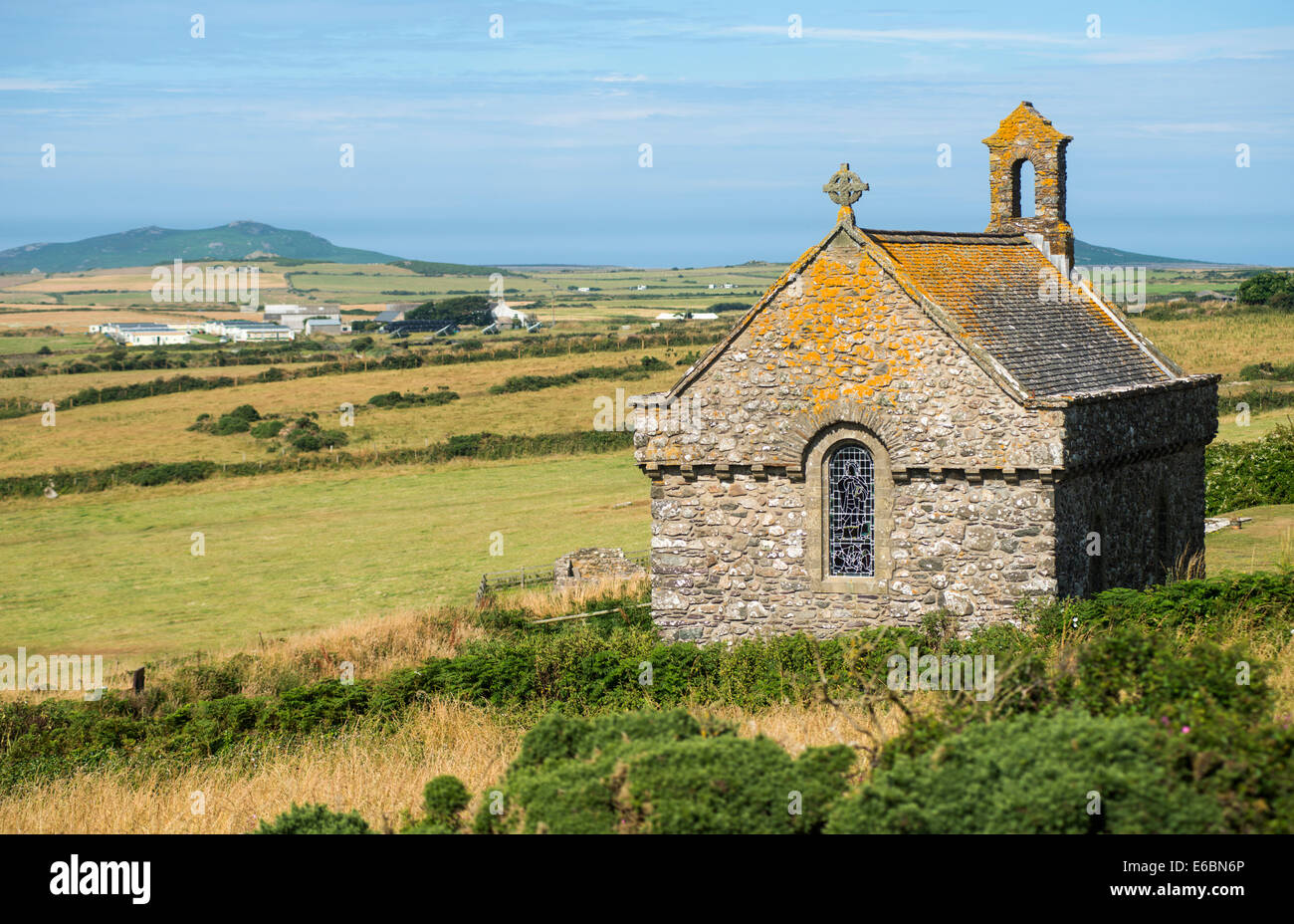 The Chapel of Our Lady and St Non near St David's on the Pembrokeshire ...
