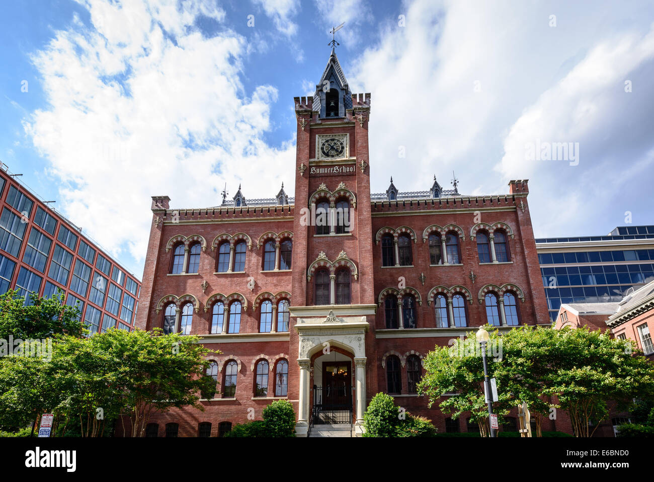 Charles Sumner School, 17th and M Streets NW, Washington DC Stock Photo ...