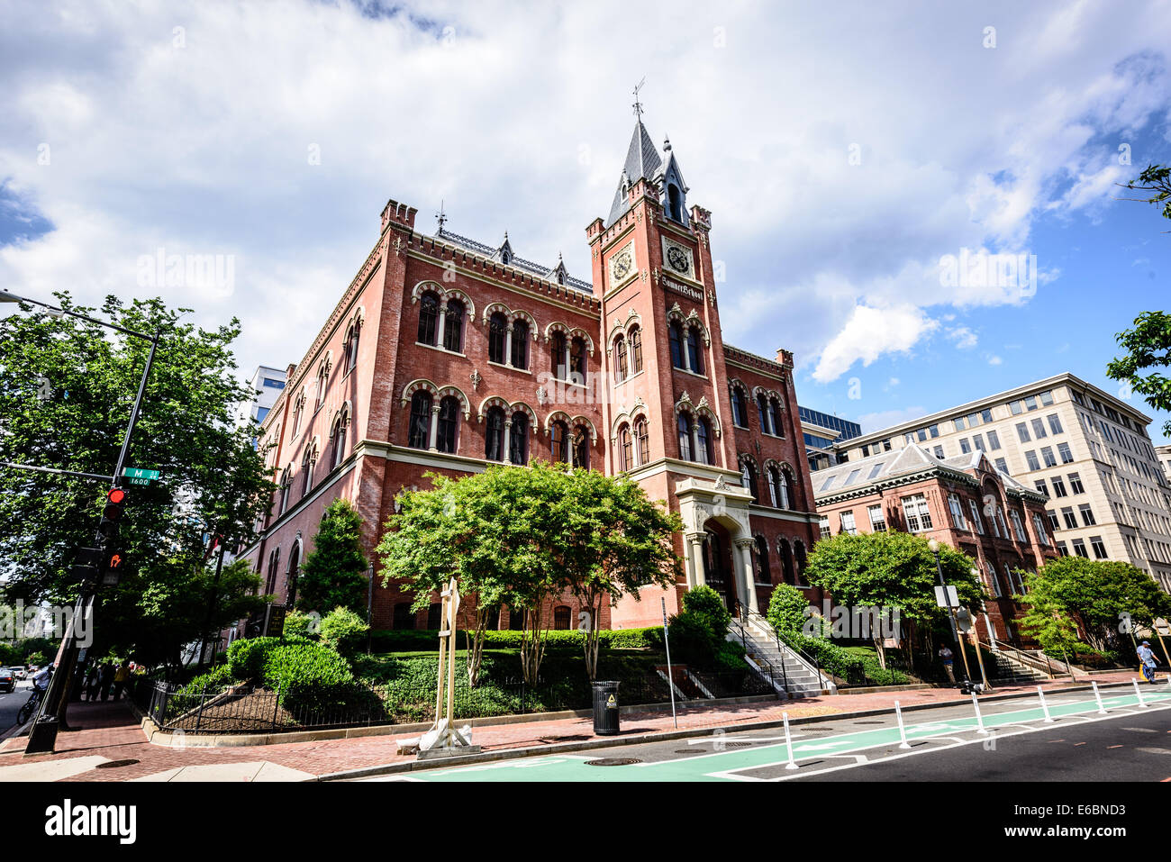 Charles Sumner School, 17th and M Streets NW, Washington DC Stock Photo ...