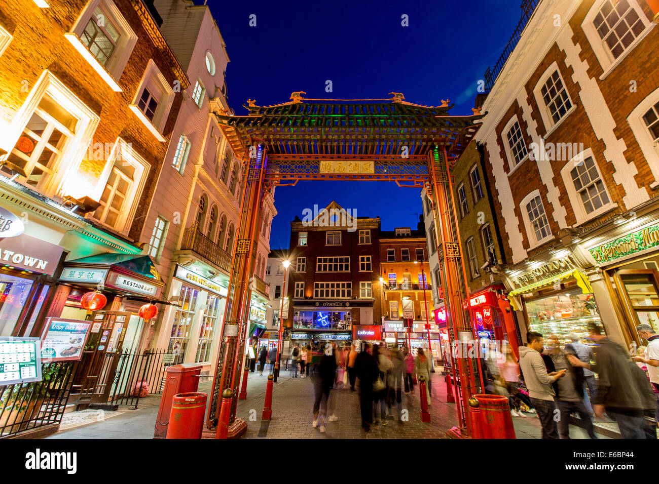 Chinatown london night hi-res stock photography and images - Alamy