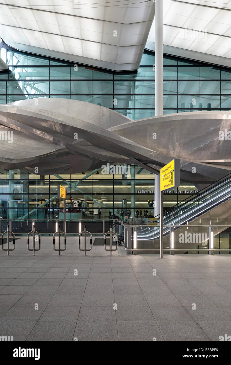 Heathrow Terminal Two - The Queen's Terminal with Richard Wilson's ...