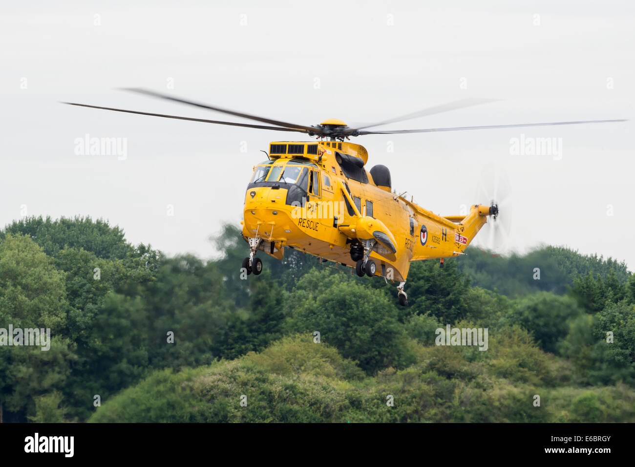 RAF Sea King HAR3 arrives for static display at the Royal International ...
