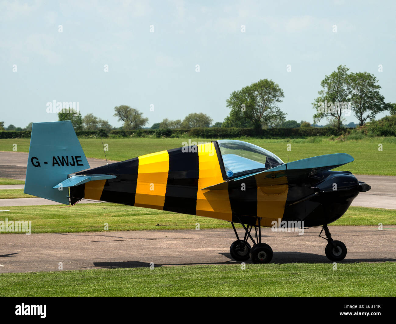 Acro Nipper monoplane, a classic civil aircraft at Breighton general ...
