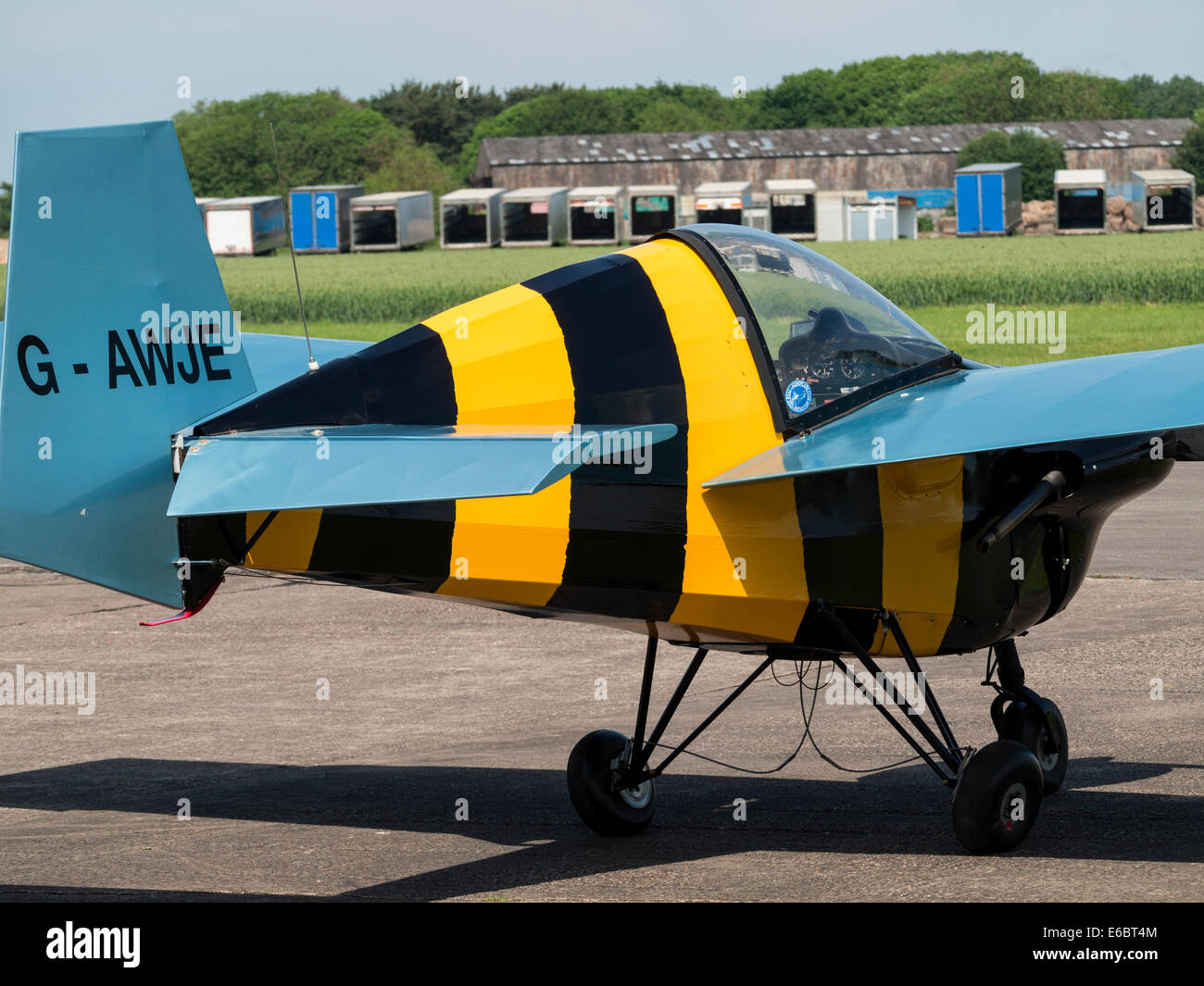 Acro Nipper monoplane, a classic civil aircraft at Breighton general ...