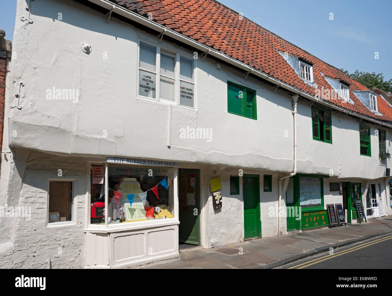 Lady Row (originally Our Lady's Row) medieval cottages houses shops ...