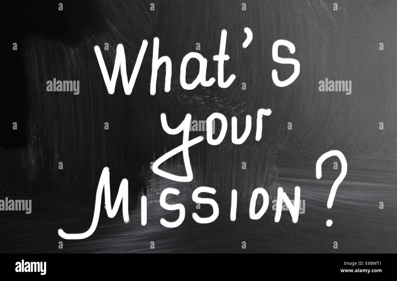 what's your mission Stock Photo - Alamy