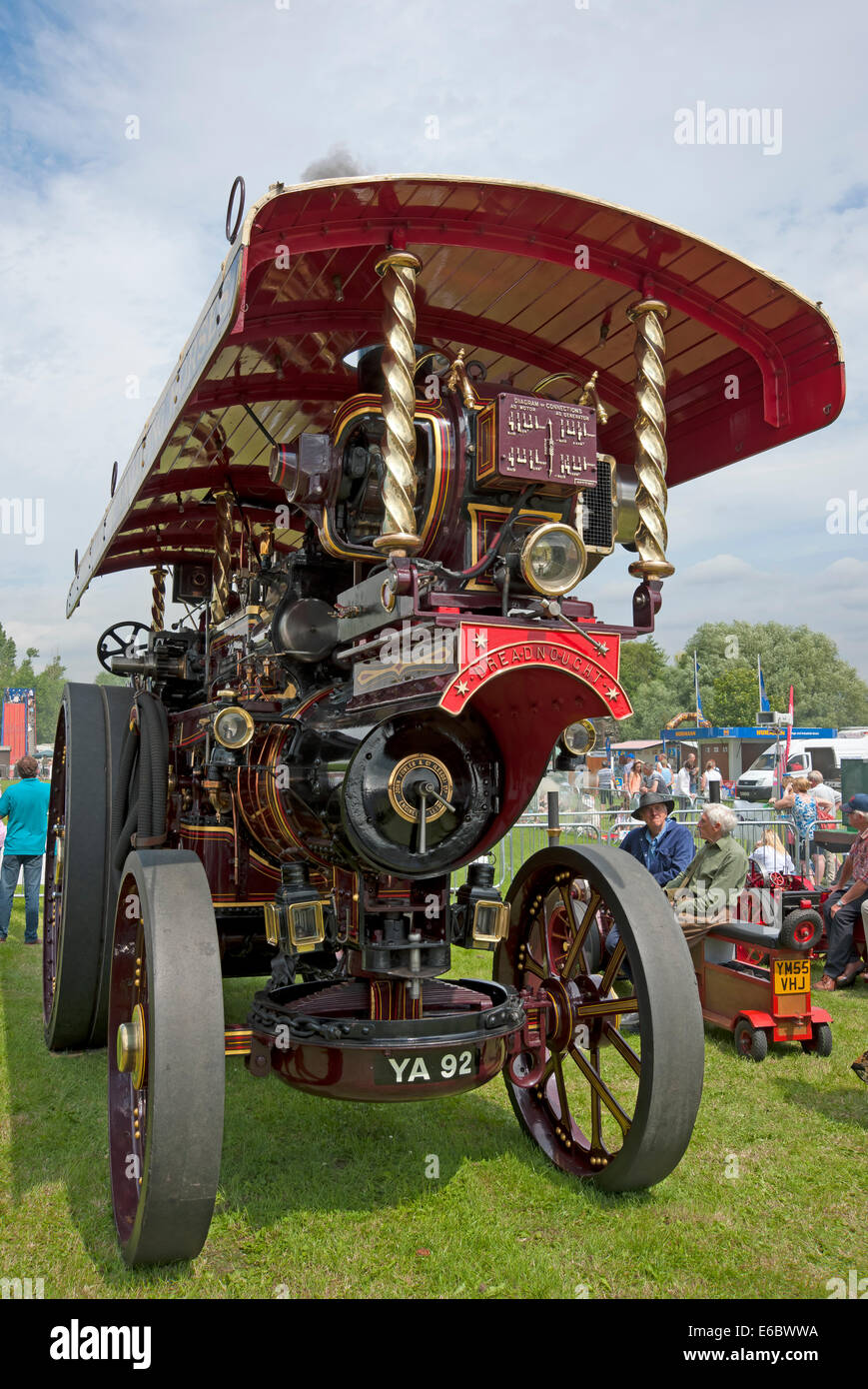 Old vintage restored traction steam engine Driffield country show in ...