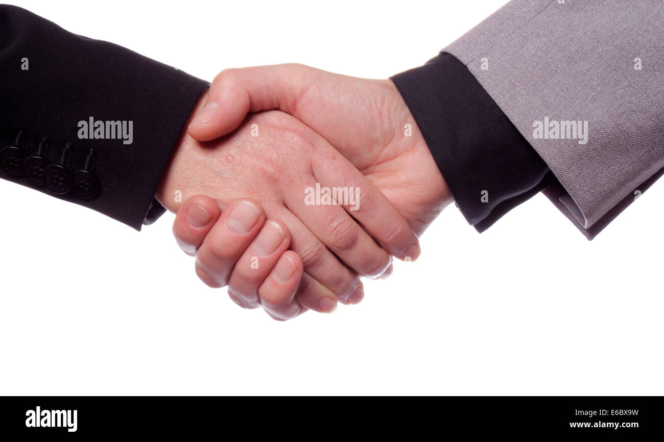 Farewell Greeting Handshake Shake Hands High Resolution Stock ...