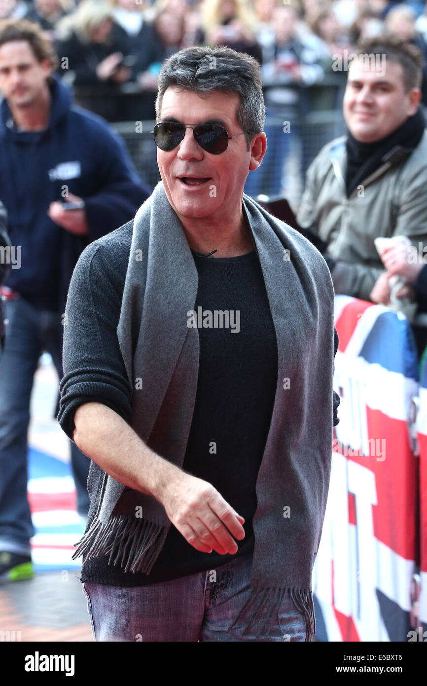 Britain's Got Talent auditions - Arrivals Featuring: Simon Cowell Where ...