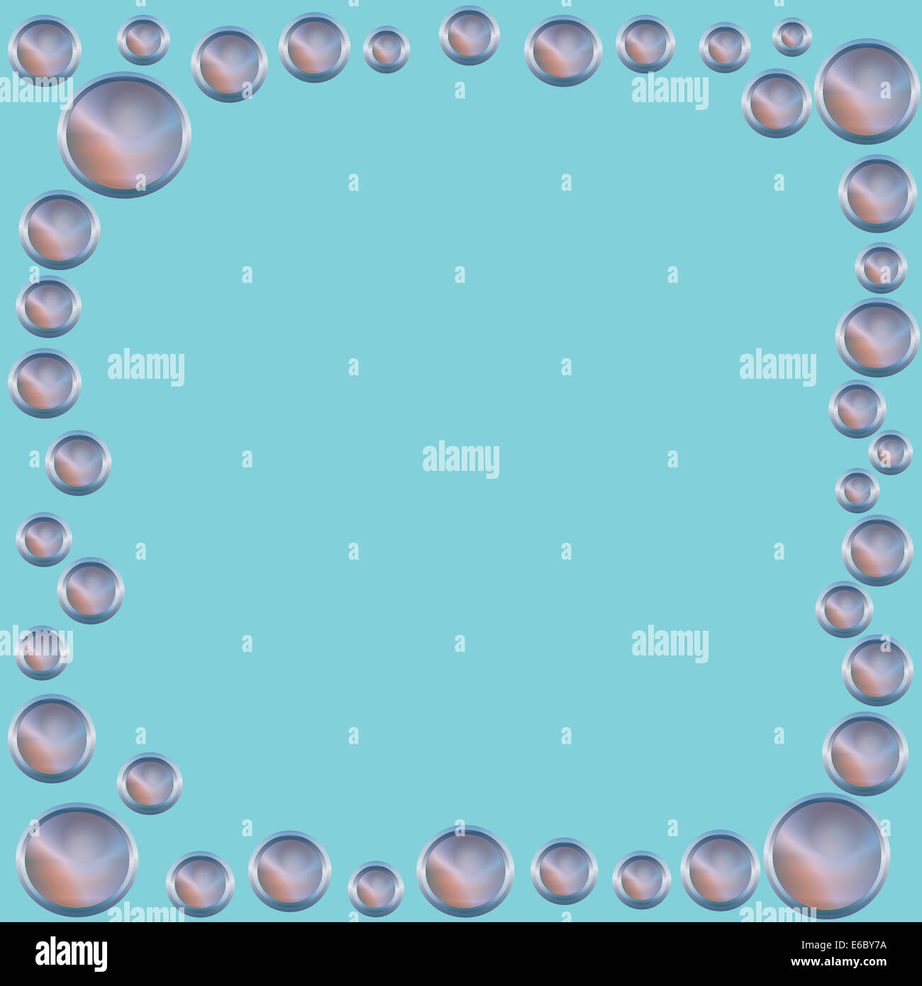 abstract circle with space for text on a blue background Stock Photo ...
