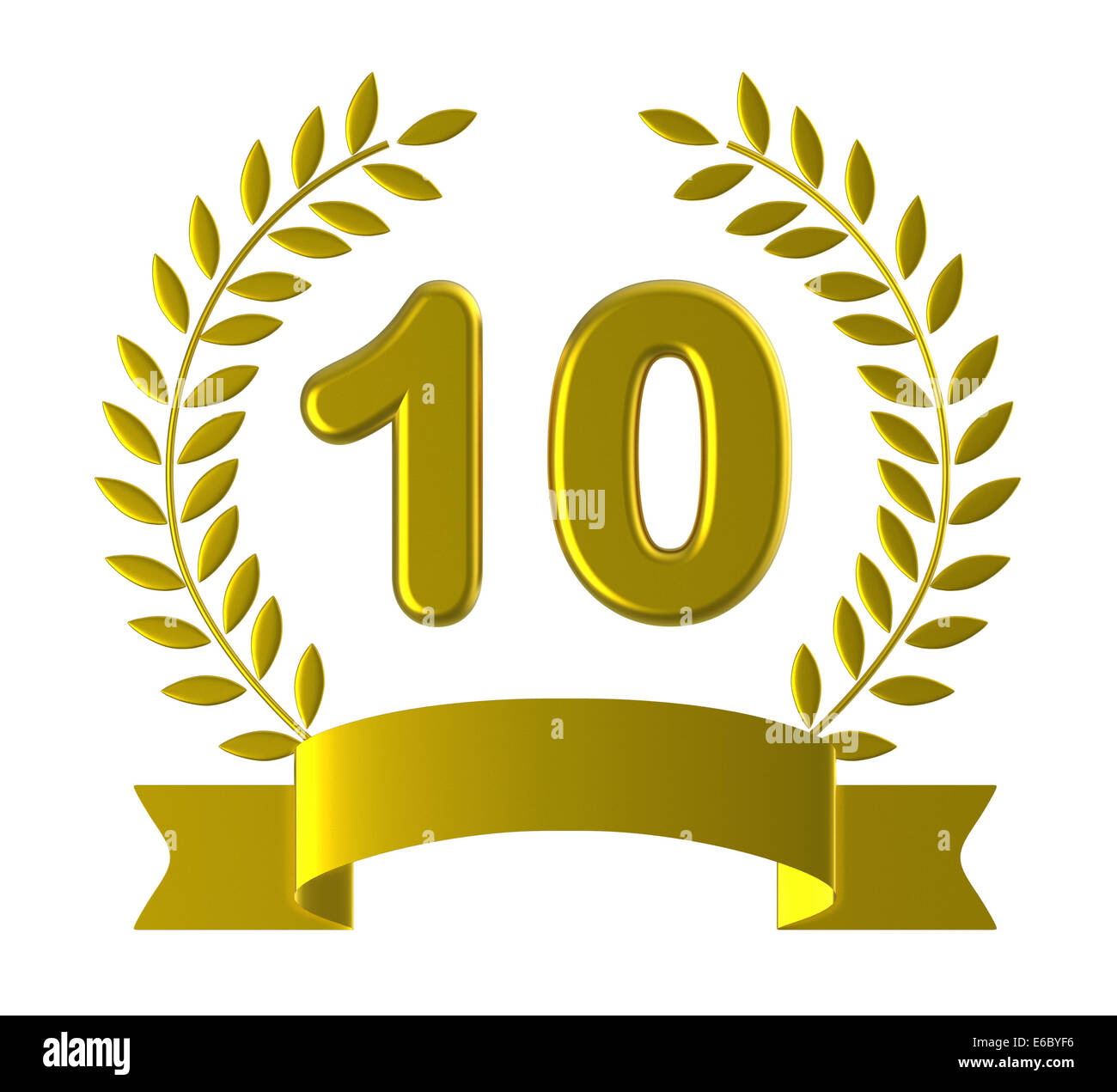 Tenth Ten Indicating Birthday Party And Celebrate Stock Photo - Alamy