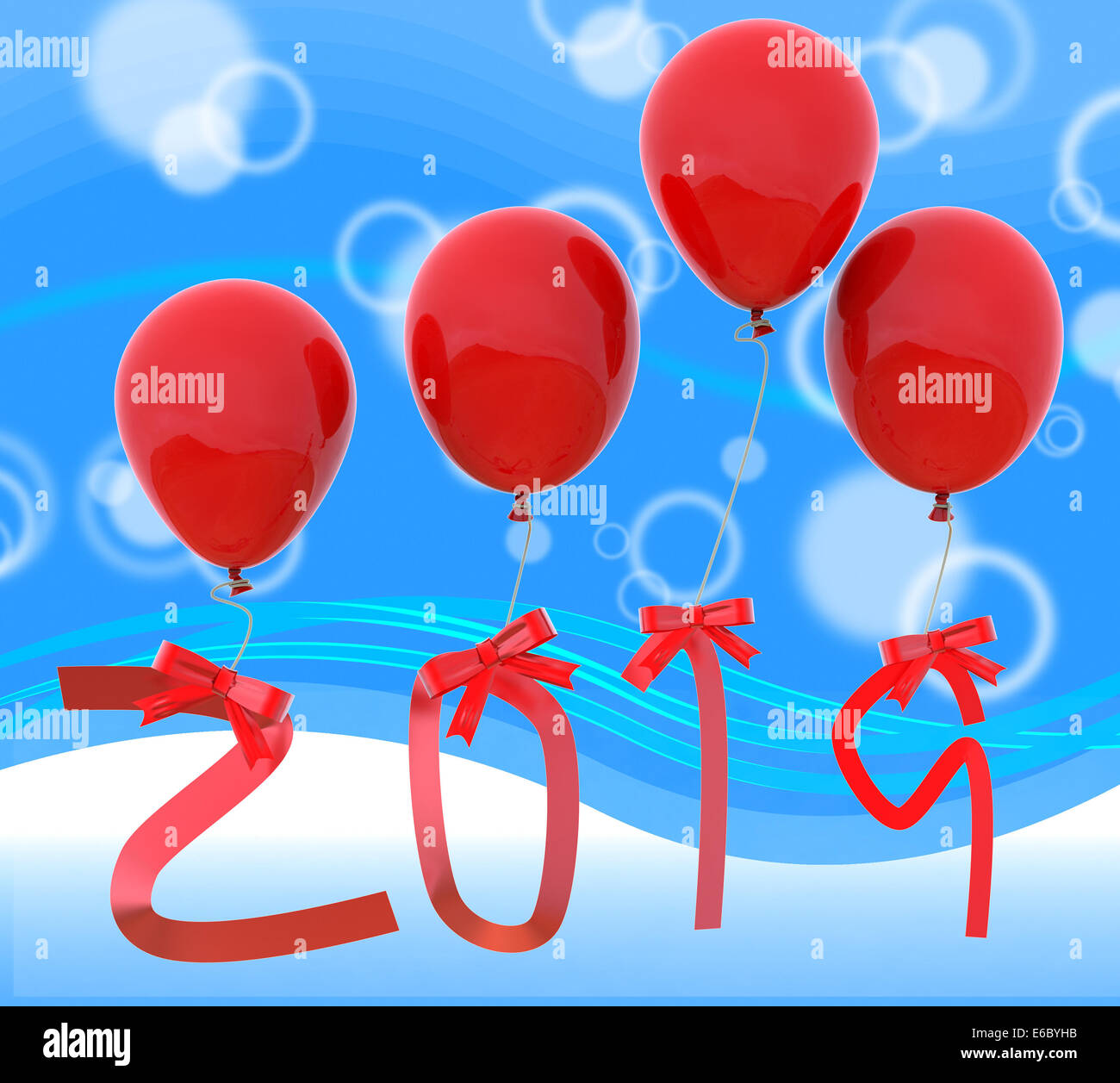 Twenty Nineteen Indicating Happy New Year And Happy New Year Stock ...