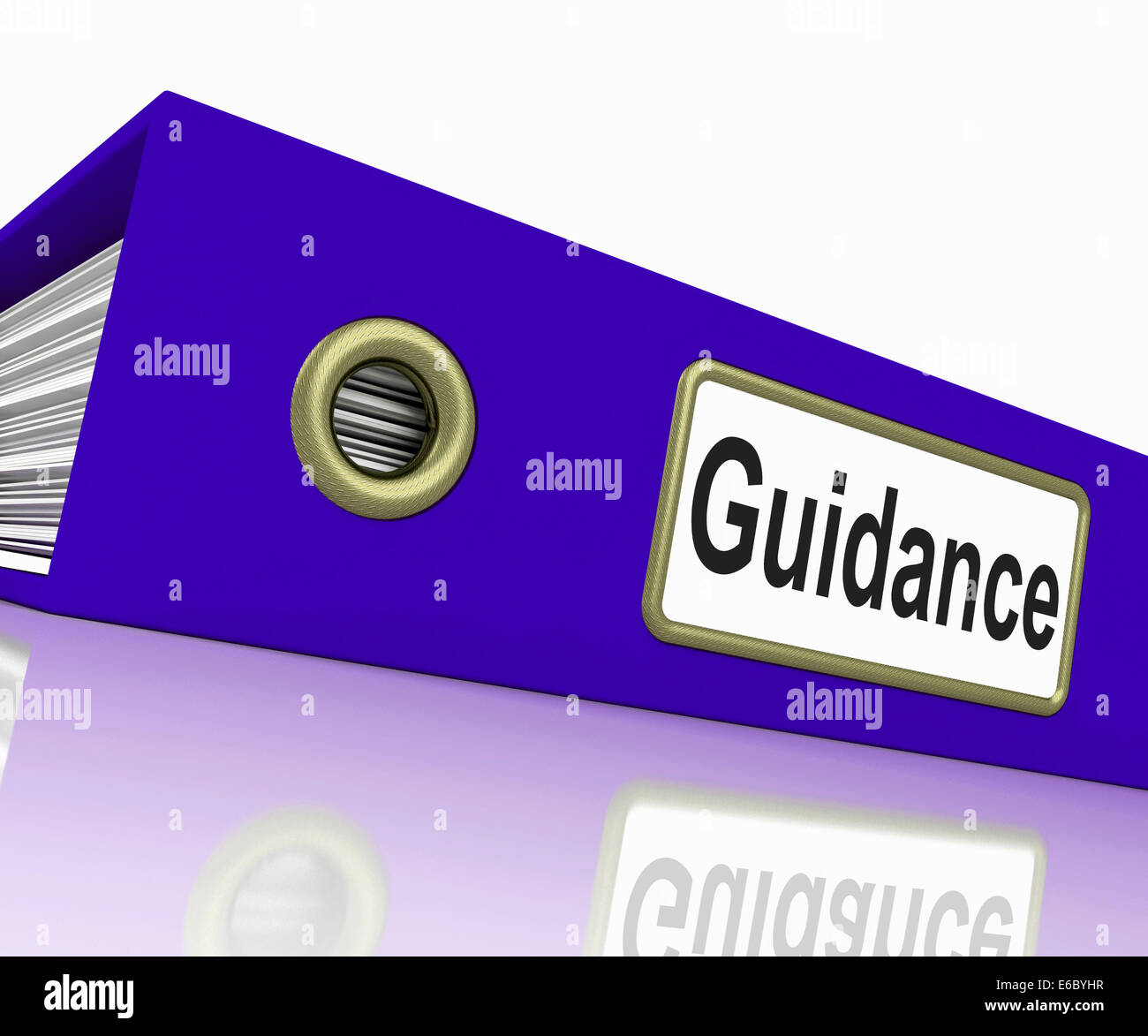 File Guidance Meaning Document Organized And Direct Stock Photo - Alamy