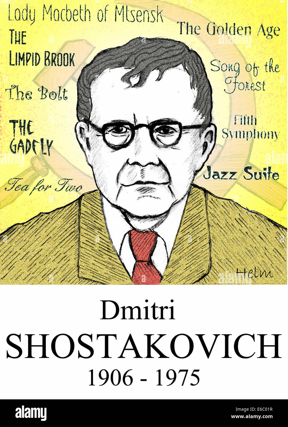 Shostakovich Portrait High Resolution Stock Photography and Images - Alamy