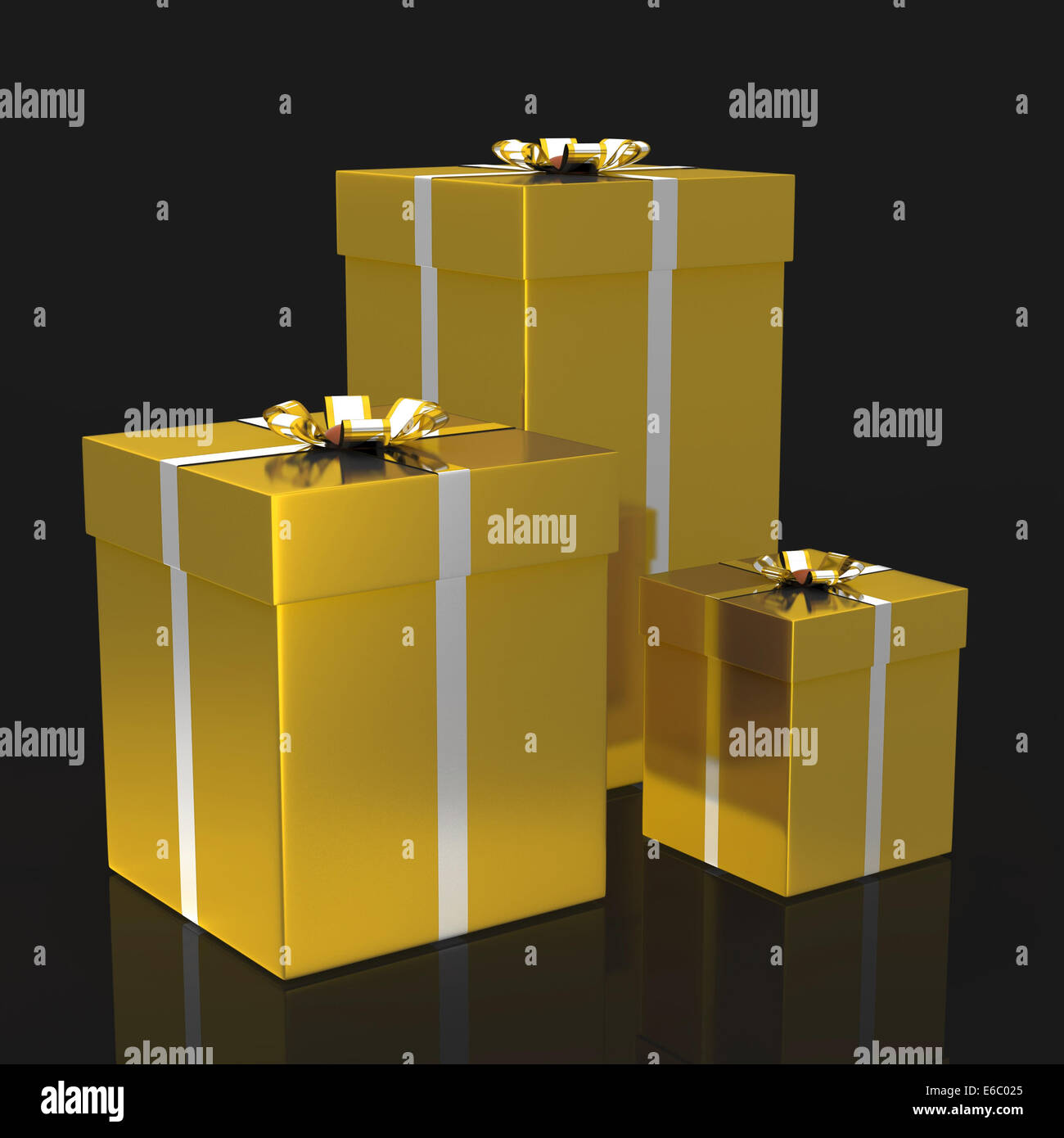 Celebration Giftboxes Representing Parties Celebrate And Wrapped Stock ...