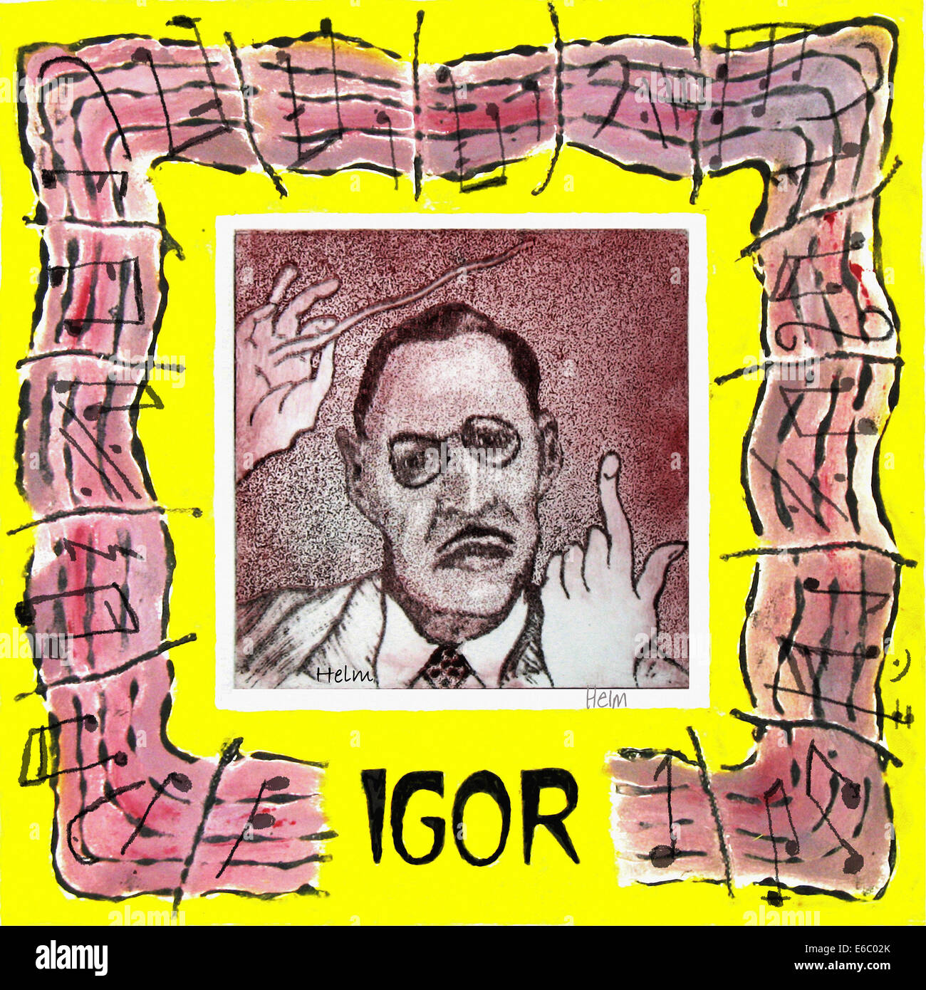 Igor Stravinsky Portrait High Resolution Stock Photography and Images ...