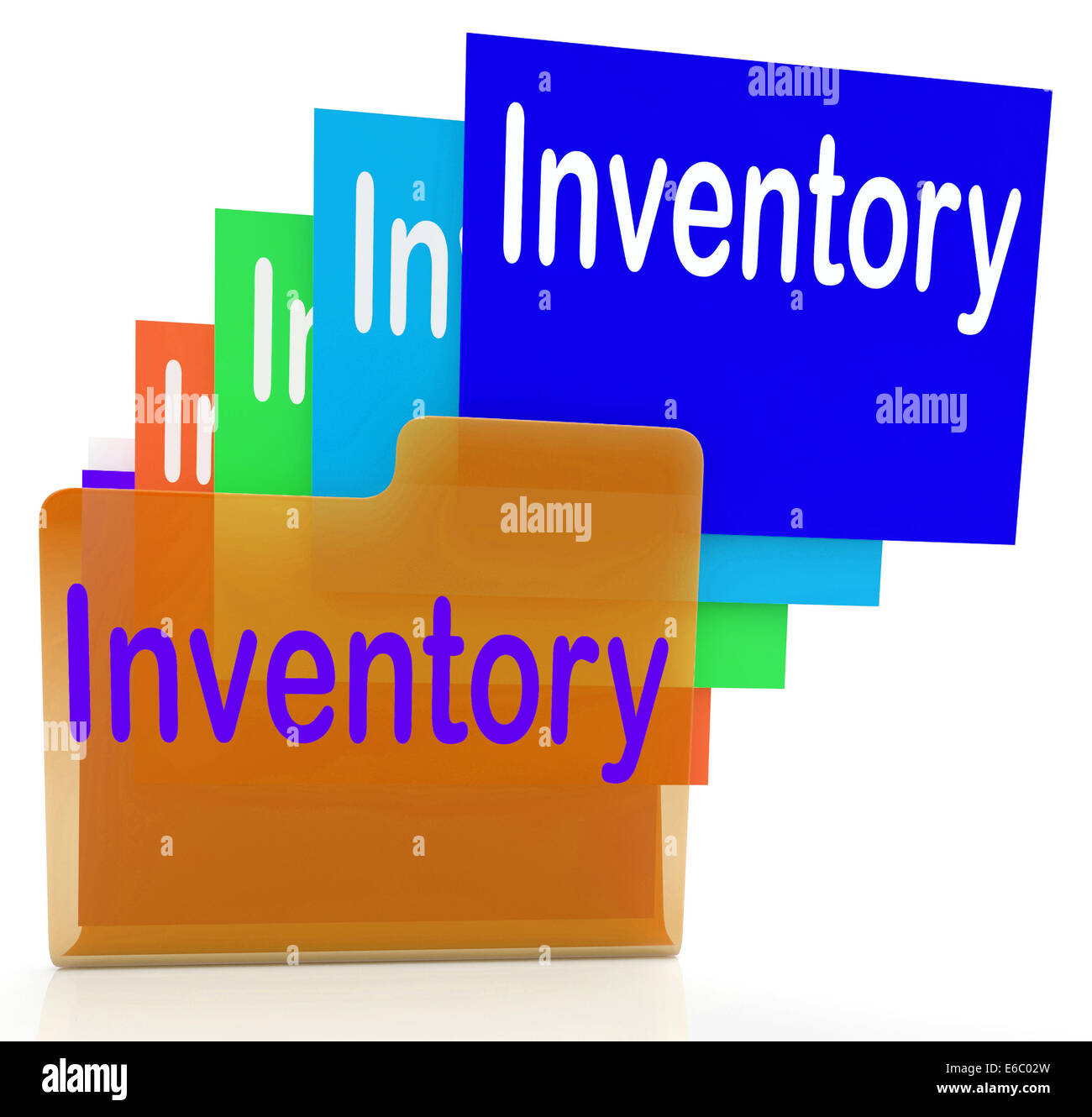 Files Inventory Meaning Document Organized And Products Stock Photo - Alamy