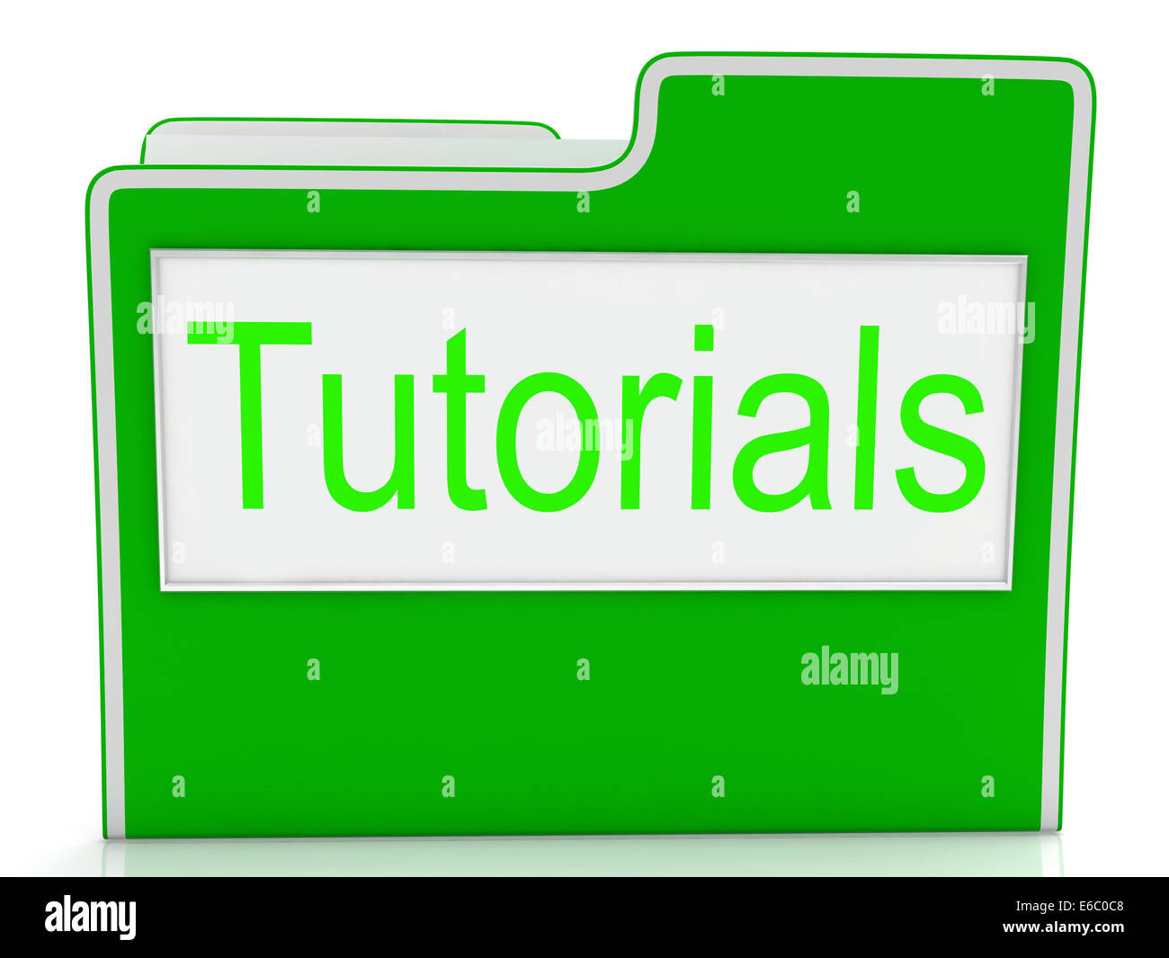 File Tutorials Representing Study Development And Educate Stock Photo ...