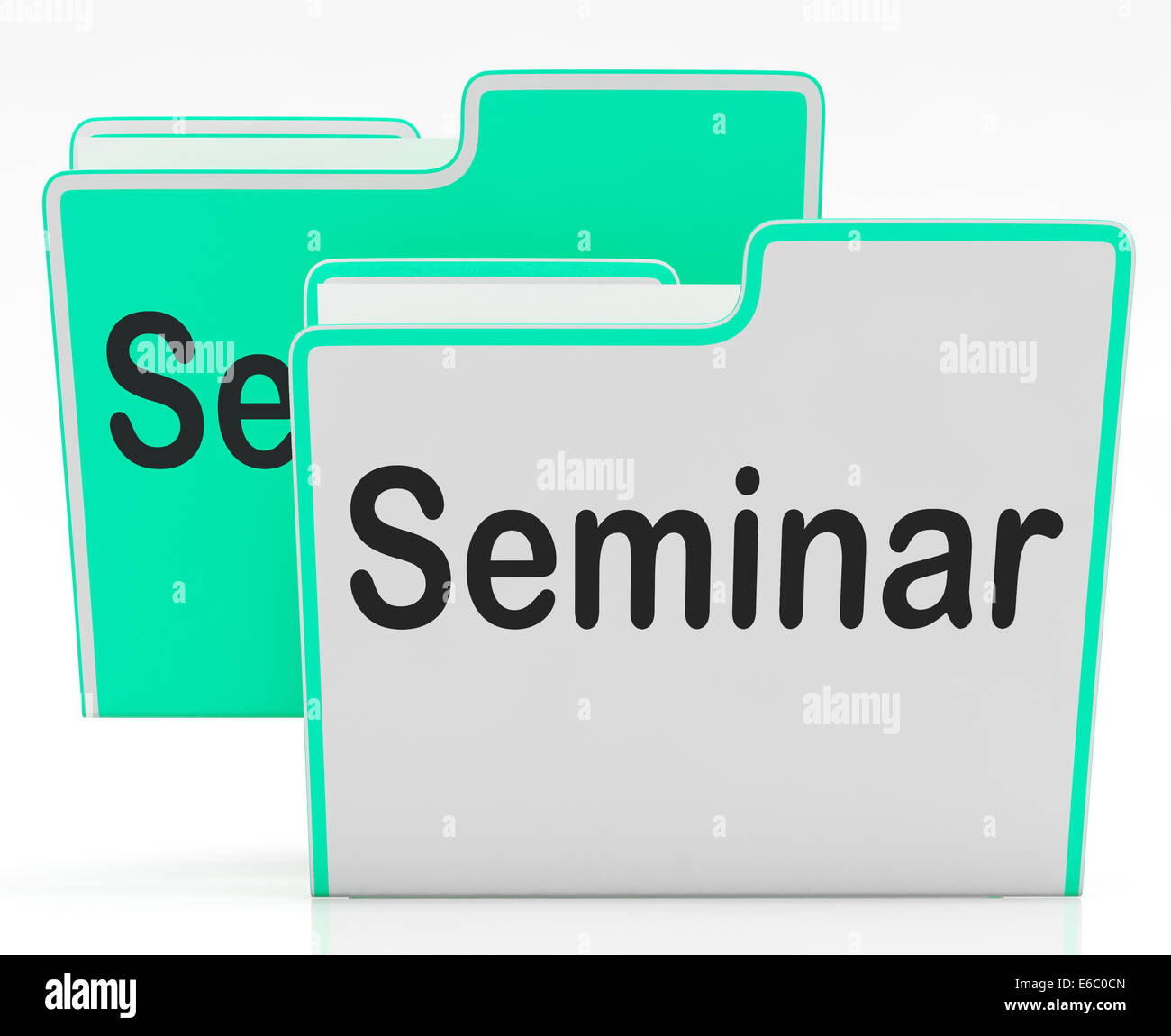 Seminar Files Representing Organization Meeting And Document Stock ...