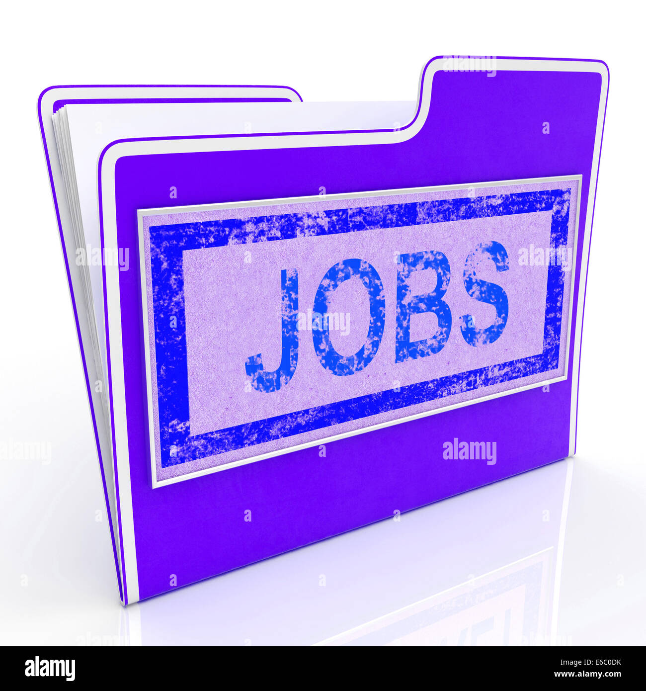 File Jobs Showing Organization Document And Folders Stock Photo - Alamy