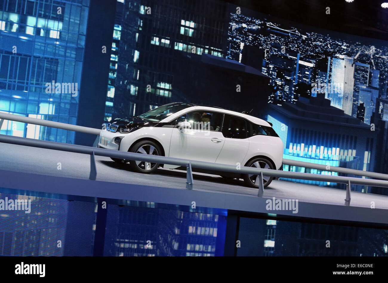 electric car BMW i3 at the 65th International Motor Show IAA 2013 in ...