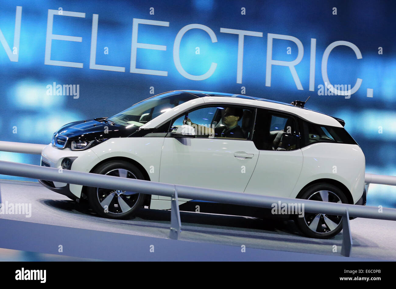 electric car BMW i3 at the 65th International Motor Show IAA 2013 in ...