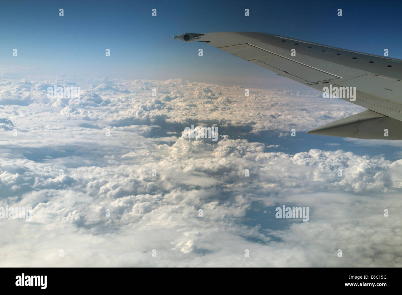 Airplane wing top view hi-res stock photography and images - Alamy