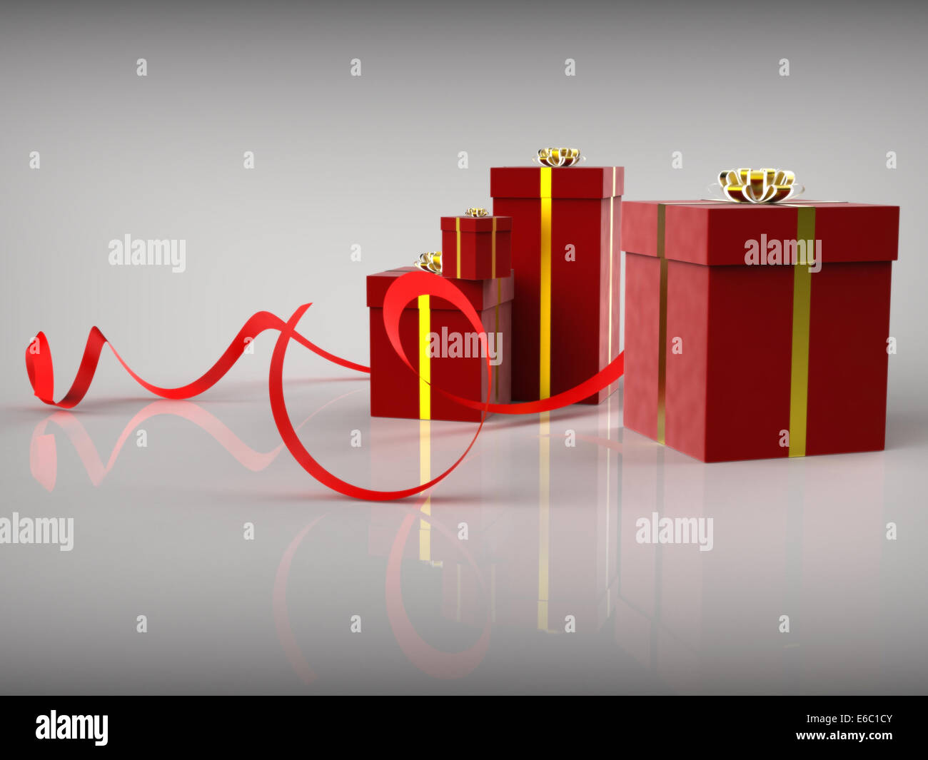 Giftboxes Celebration Meaning Giving Presents And Fun Stock Photo - Alamy