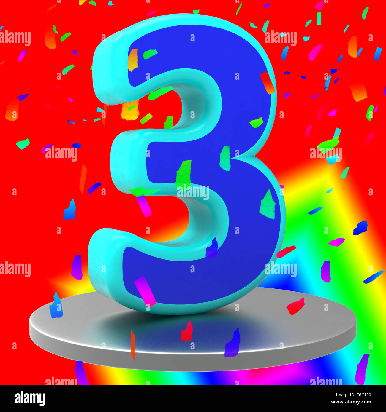 Happy 3rd birthday hi-res stock photography and images - Alamy