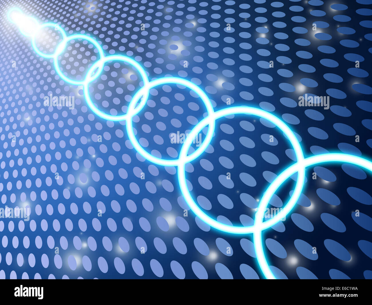 Grid Glow Indicating Light Burst And Squared Stock Photo - Alamy