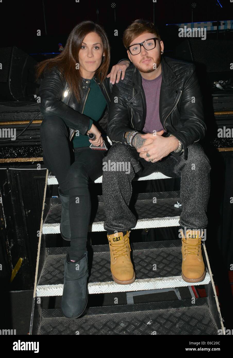 X Factor winner James Arthur is interviewed by Xpose presenter Glenda ...