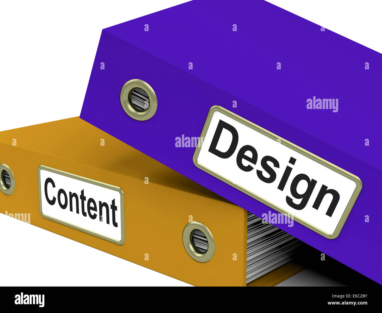 Designs Content Meaning Plan Diagrams And Lay-Out Stock Photo - Alamy