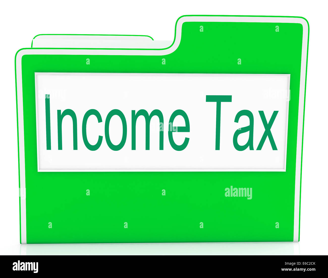 Income Tax Showing Taxes Document And Business Stock Photo - Alamy