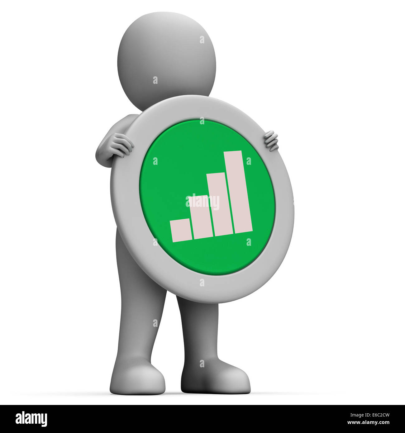 Growth Sign Indicating Business Graph And Statistical Stock Photo - Alamy