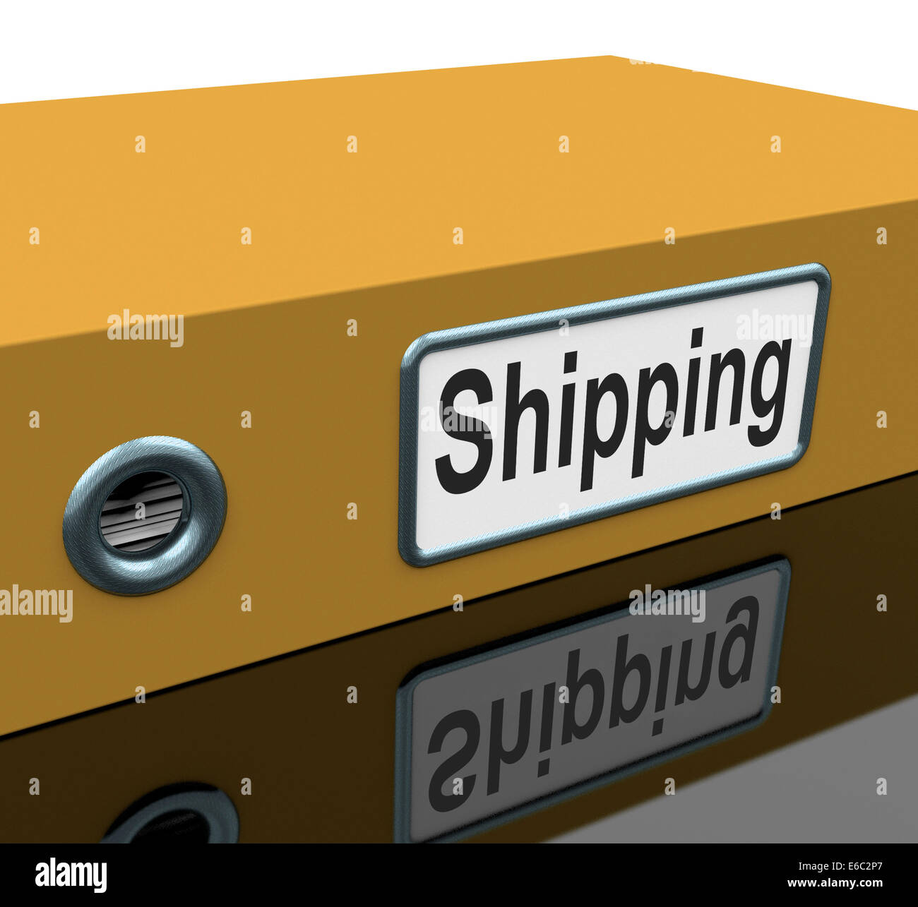 Shipping File Showing Folder Parcel And Organization Stock Photo - Alamy