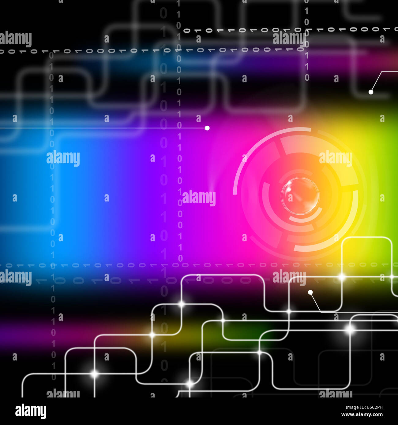 Technology Background Showing Colourful Backgrounds And Colour Stock ...