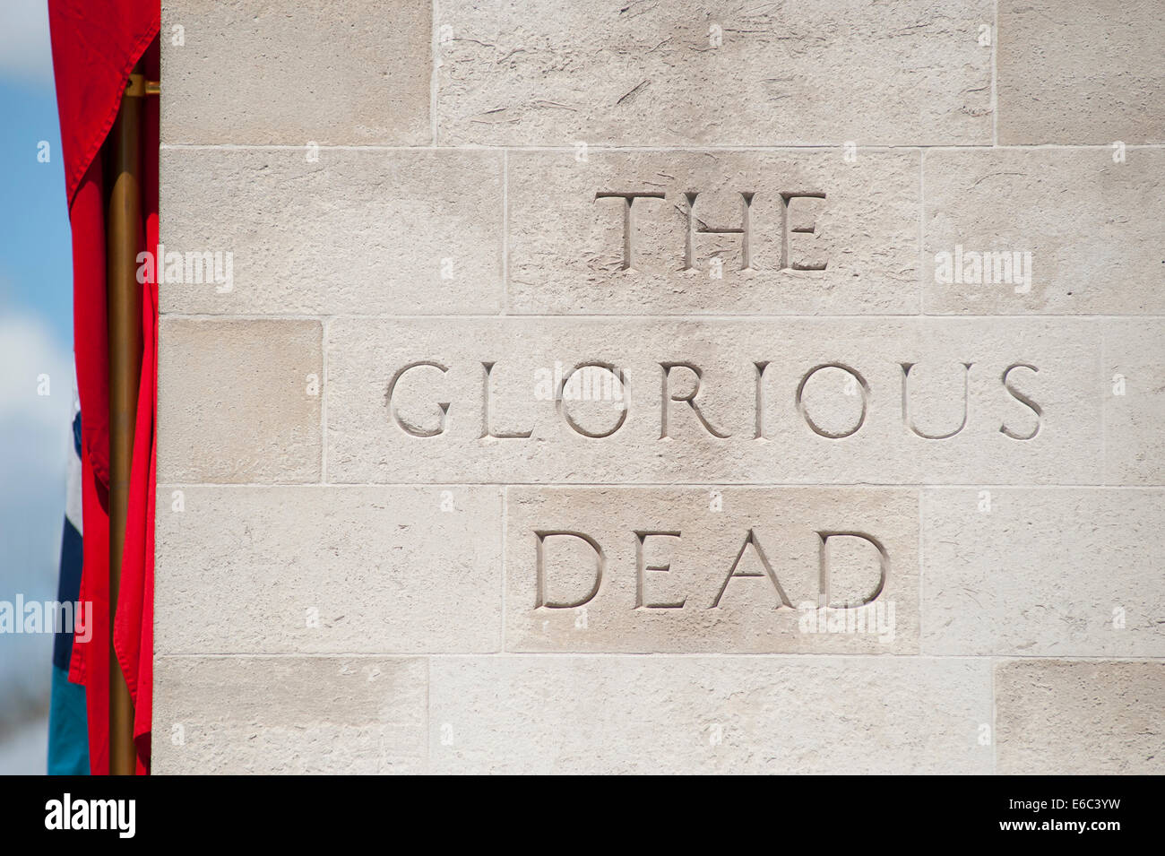 Inscription on The Cenotaph at Whitehall in central London, The ...