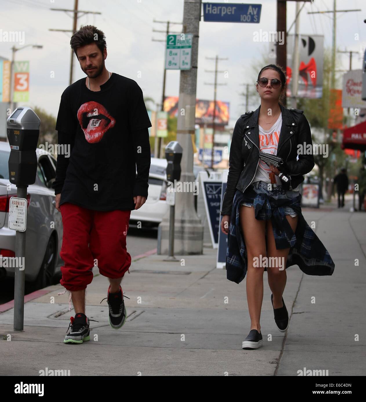 Ashley Benson and her boyfriend, Ryan Good have lunch together at Toast ...
