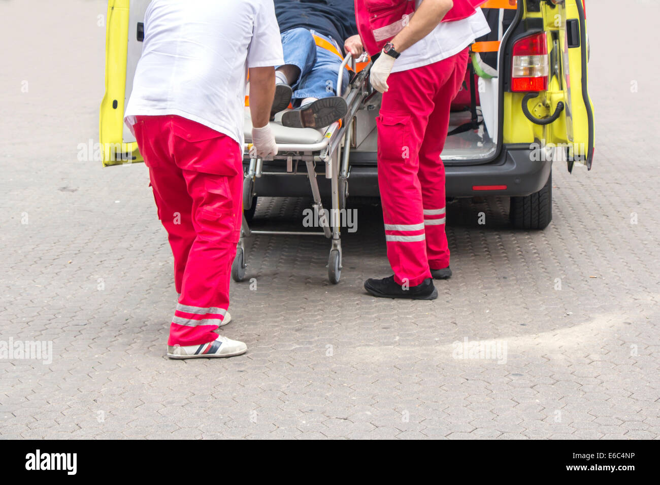 Ambulance stretcher accident hi-res stock photography and images - Alamy