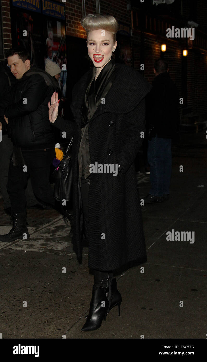 'The Late Show with David Letterman' at the Ed Sullivan Theater ...