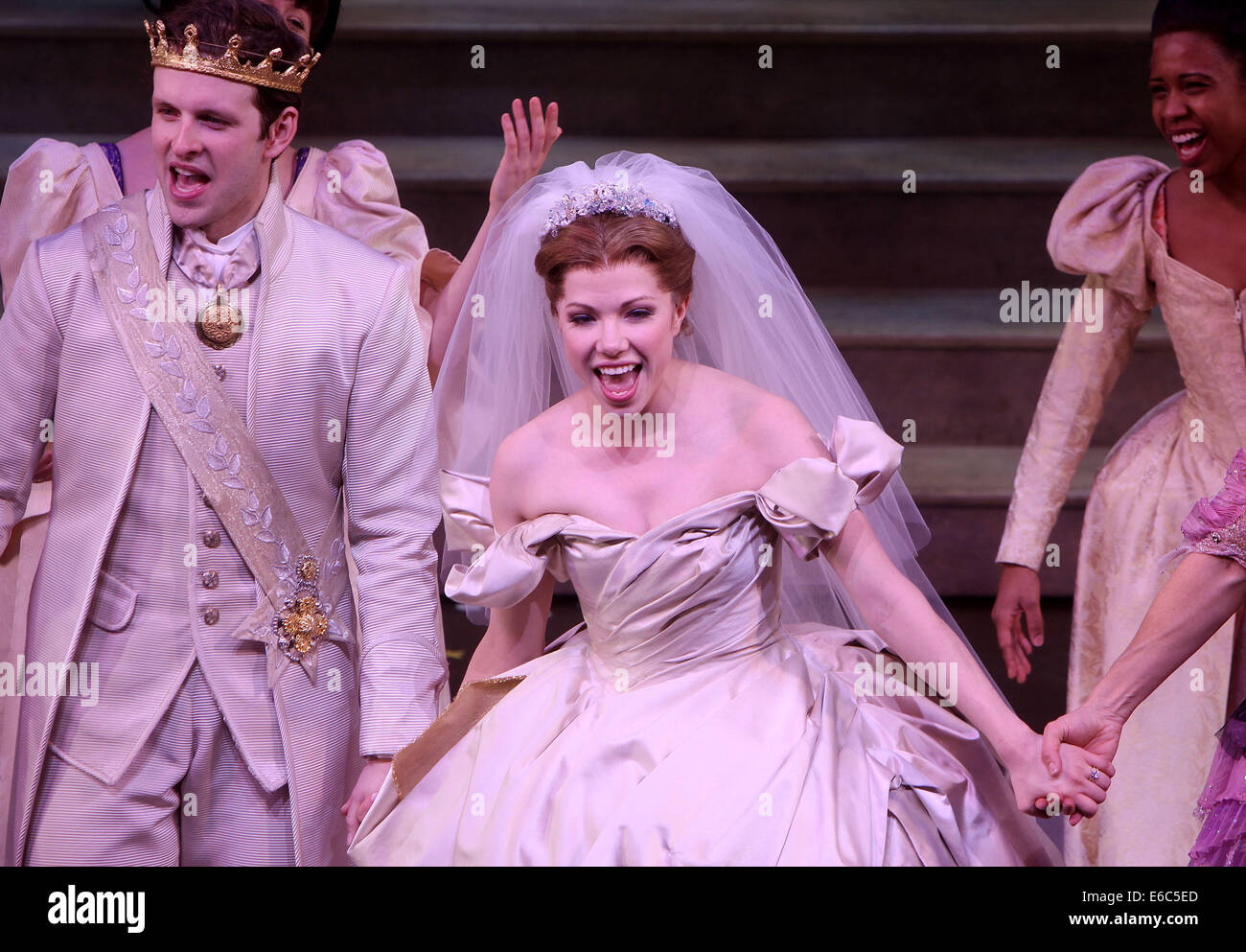 Curtain Call for the New Cast of Broadway's Cinderella at the Broadway ...