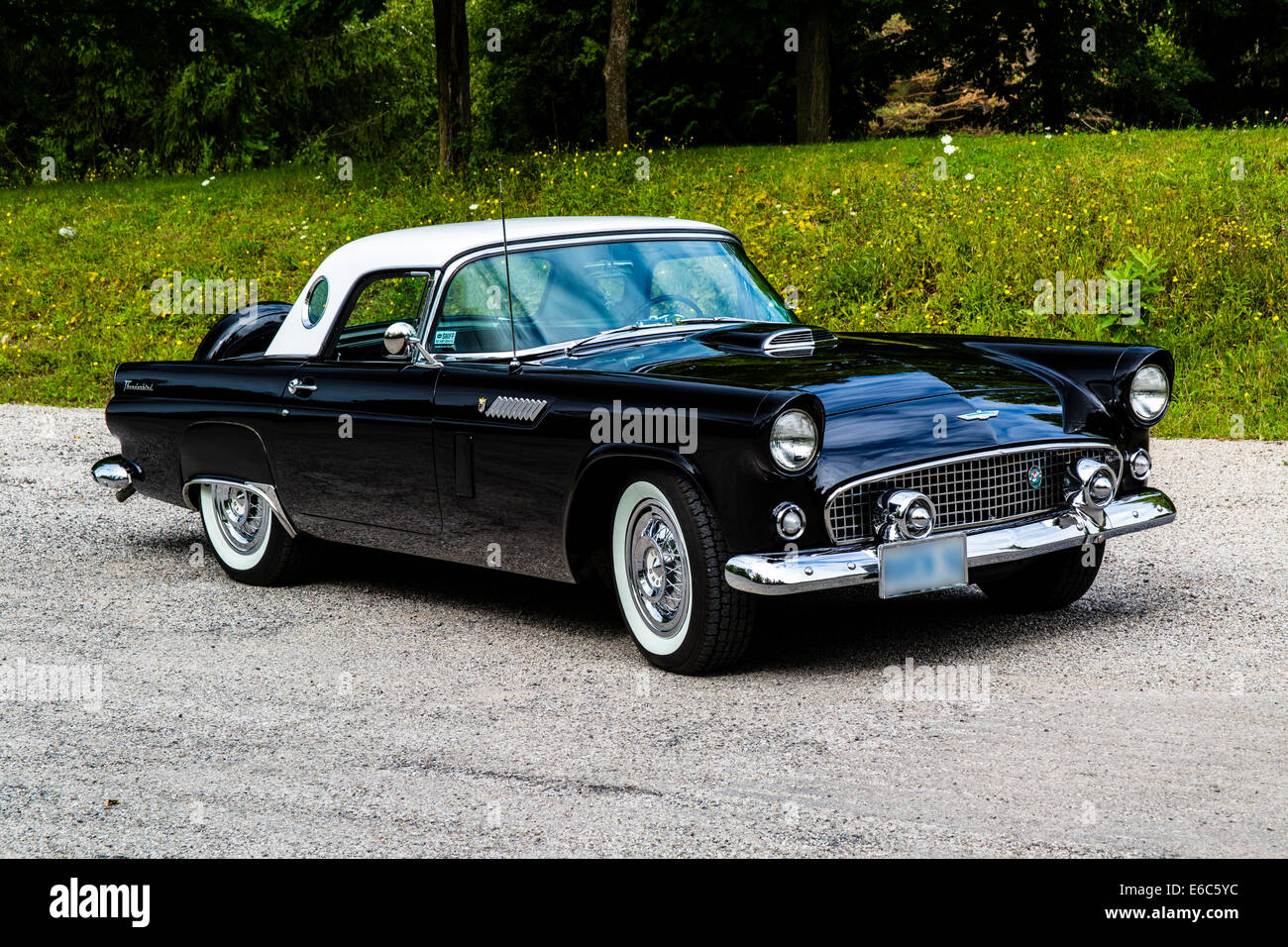 1956 Ford Thunderbird Convertible Roadster Stock Photo - Alamy