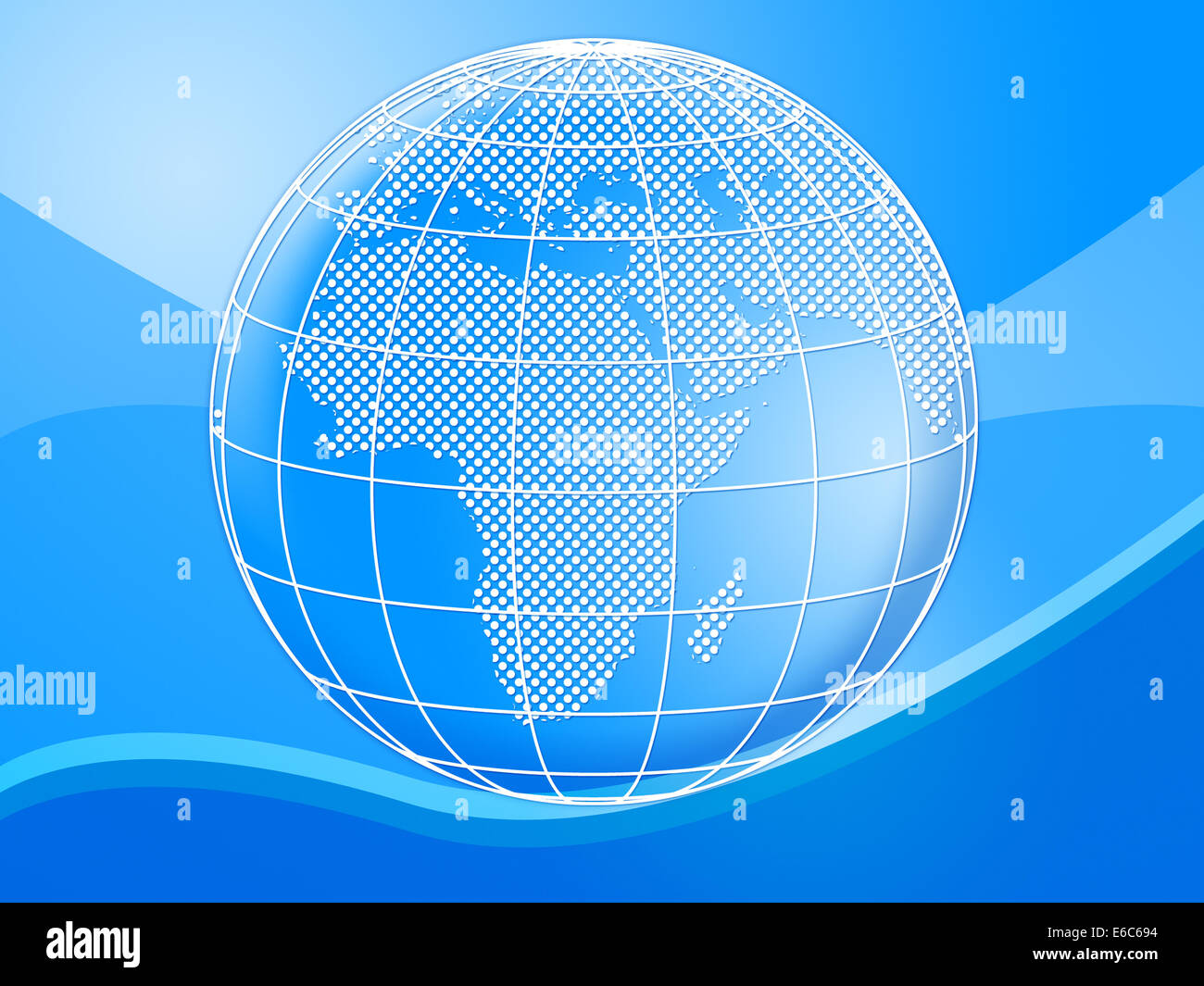 Globe Background Showing Worldly Worldwide And World Stock Photo - Alamy
