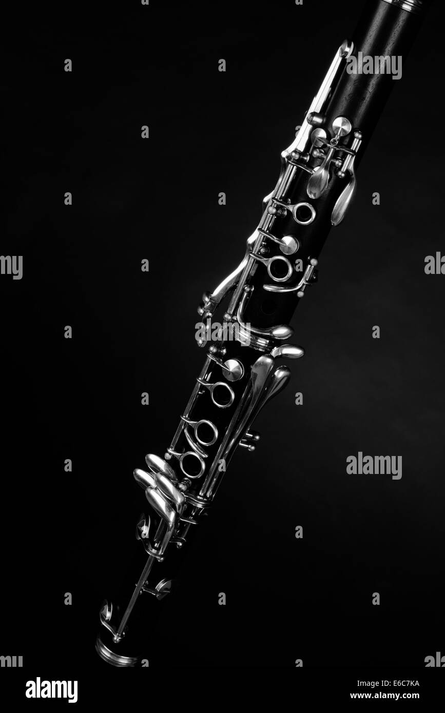 Detail take of a clarinet and its keys Stock Photo - Alamy