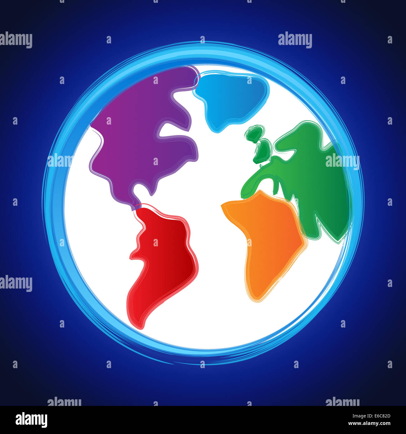 Abstract globally hi-res stock photography and images - Alamy